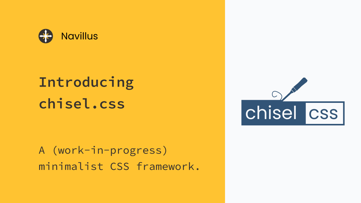 Introducing chisel.css • Tony Sullivan